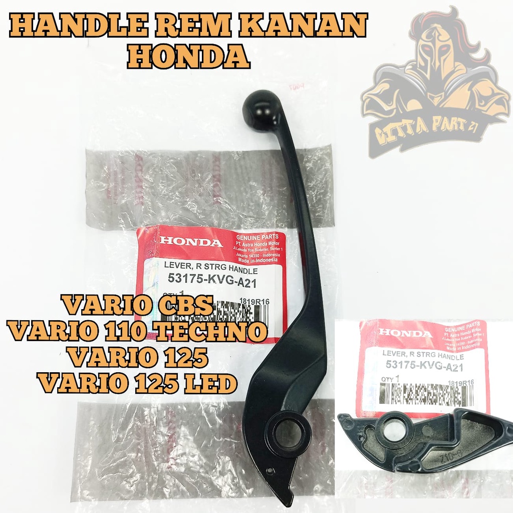 Jual HANDLE HANDEL REM KANAN HONDA KUALITAS ASLI ORIGINAL HONDA AHM ...