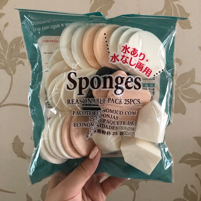 Jual Daiso Sponges 25pcs / pack | Shopee Indonesia