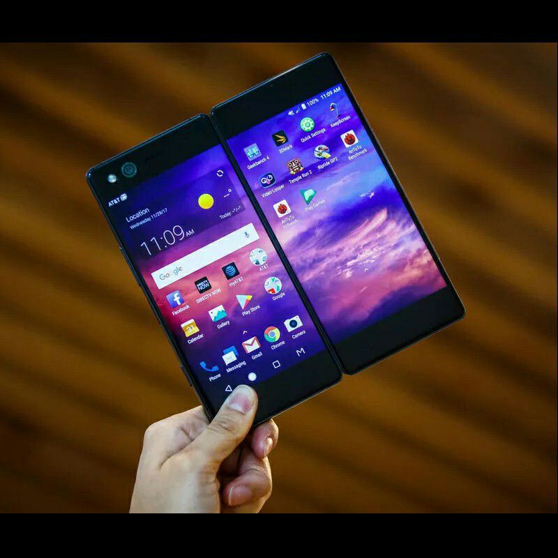 Jual hp dual screen ram 4gb hp axon m z999 harga murah hp flip hp ...