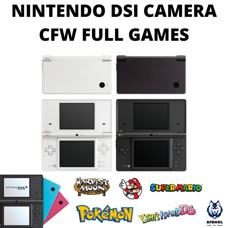 Jual NINTENDO DSI NDS I NDSI CAMERA REGULAR CFW R4 MEMORY 16GB FULL ...