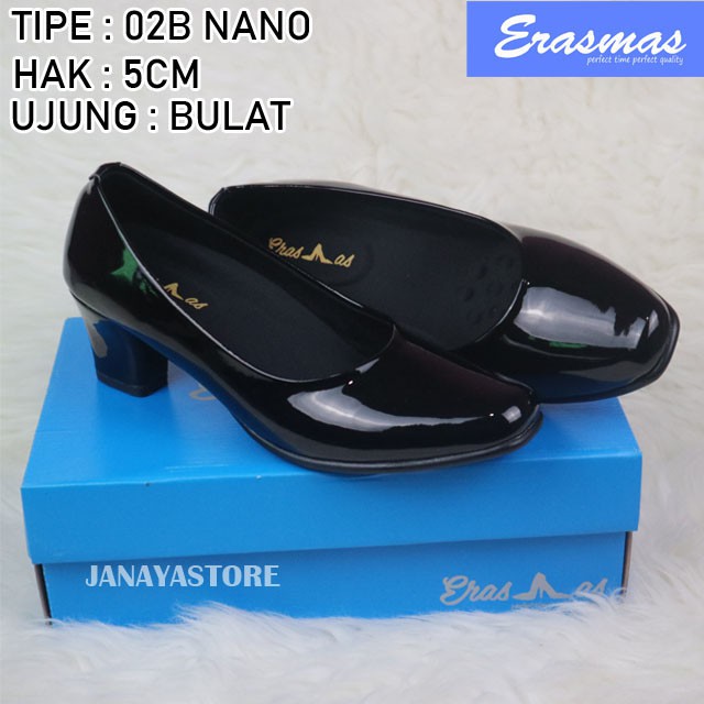 Jual Sepatu Dinas PDH Kantor Bulat 02B Erasmas Persit Bhayangkari ...
