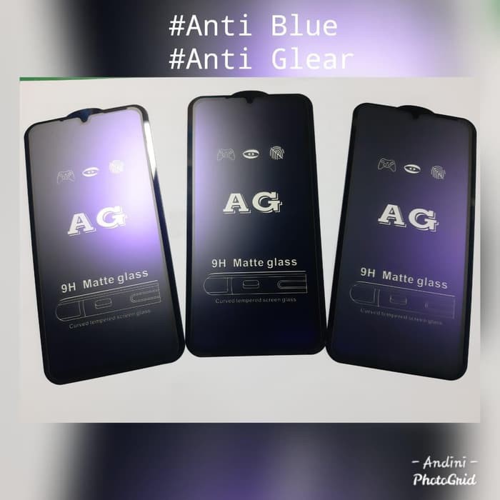 Jual Oppo A91 Anti Blue Light Matte Tempered Glass Anti Glare Doff | Shopee Indonesia