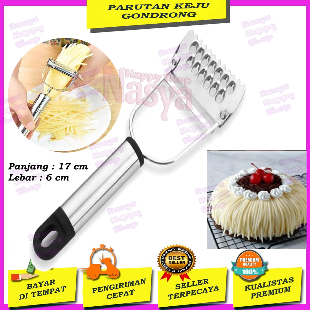 Jual PARUTAN KEJU GONDRONG / PARUTAN SERBAGUNA / CHEESE GRATER ...
