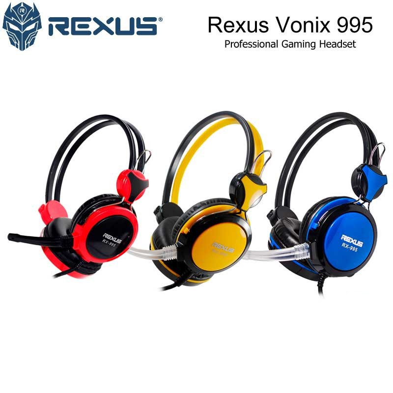 Jual HEADSET GAMING REXUS VONIC RX955 + MIC, HEADSET GAMING REXUS RX ...