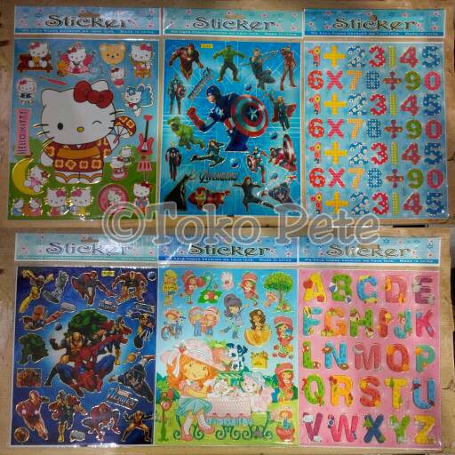 Jual stiker anak /sticker karakter kartun | Shopee Indonesia