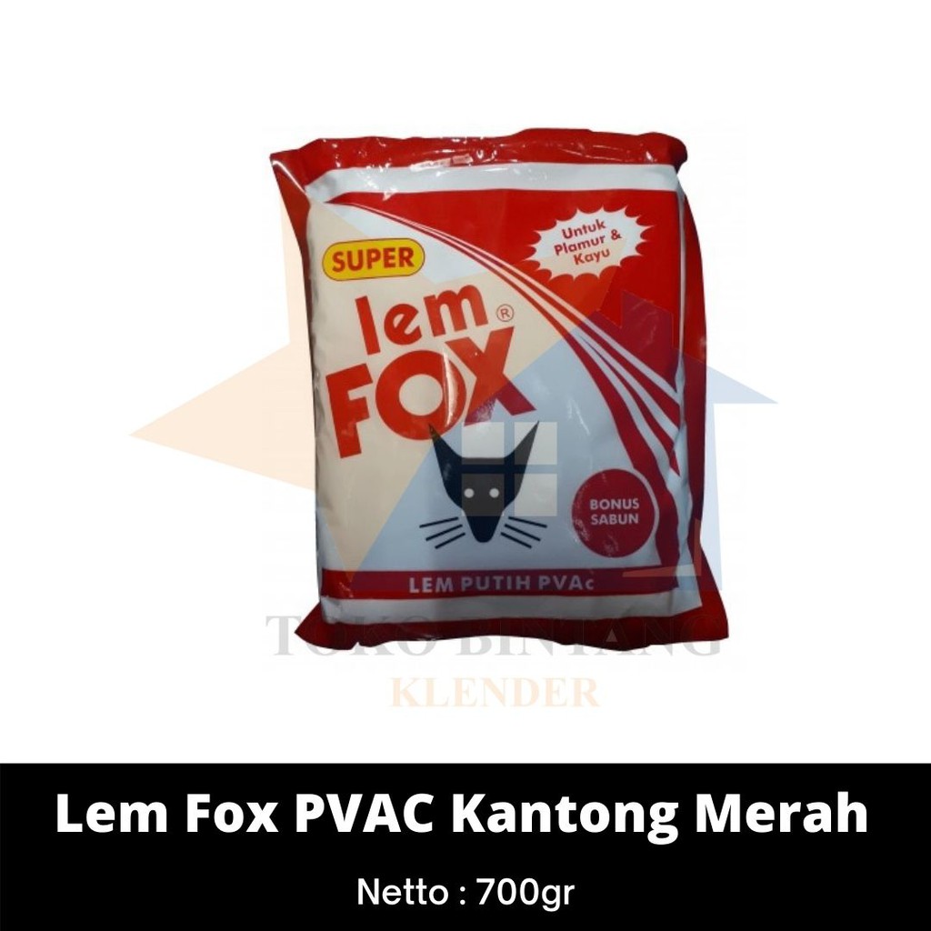 Jual Fox PVAC Kantong Merah Super 700 GR | Shopee Indonesia