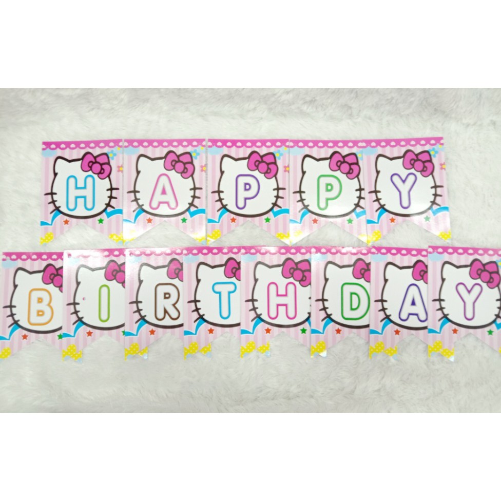 Jual BANER HBD HELLO KITTY | Shopee Indonesia
