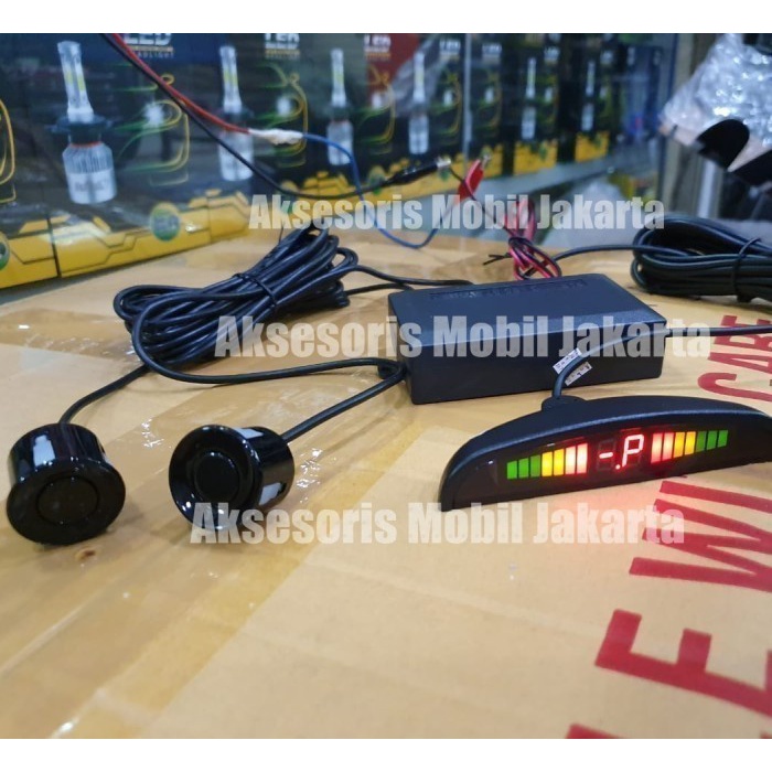 Jual SENSOR PARKIR MUNDUR MOBIL RUSH TERIOS 2 TITIK HITAM LCD RADAR ...