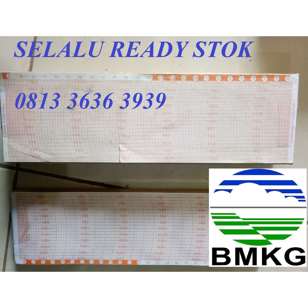 Jual Kertas Pias Hellman Mingguan 55 Lembar Ombrometer Otomatis ...