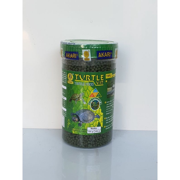 Jual Makanan Pelet kura kura Akari Turtle Vit 350 gram | Shopee Indonesia