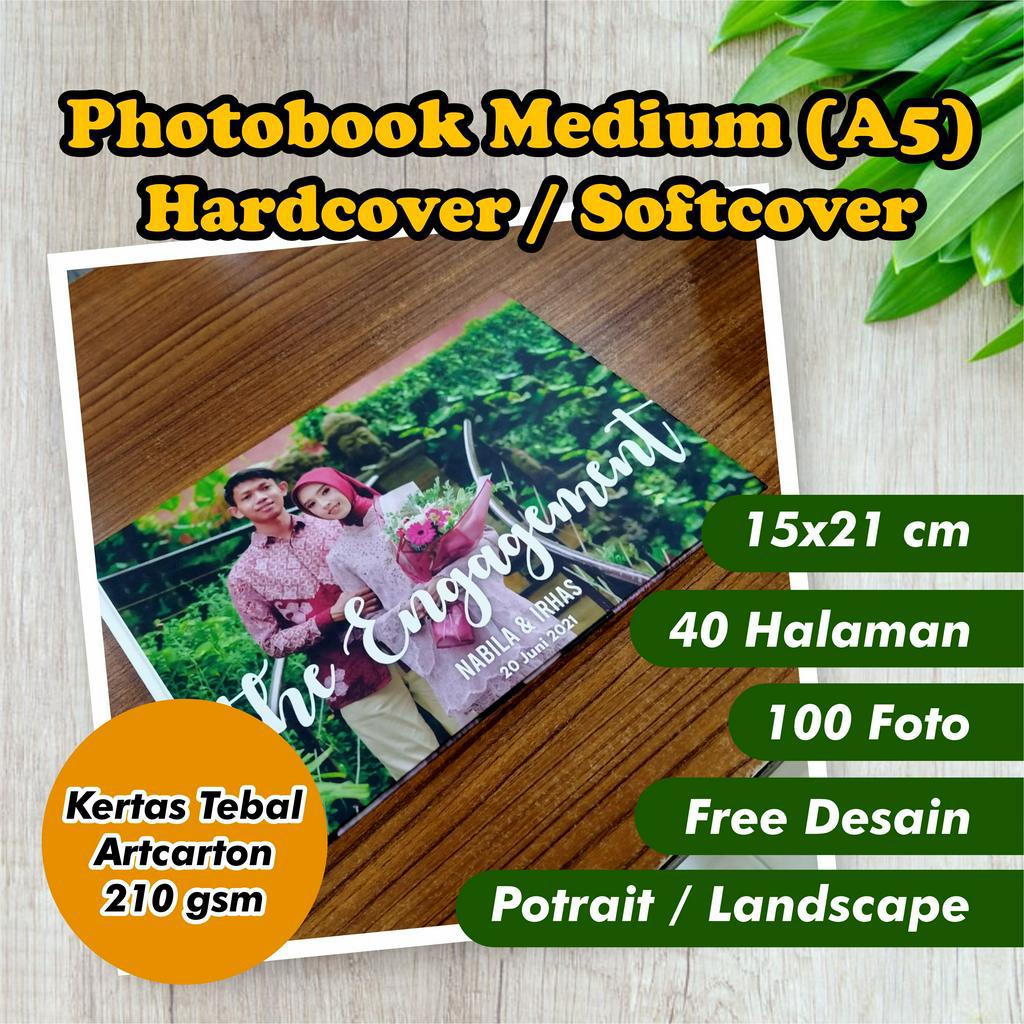 Jual Photobook Medium / A5 (40 hal) - 100 FOTO - 15 x 21 cm - Hardcover ...