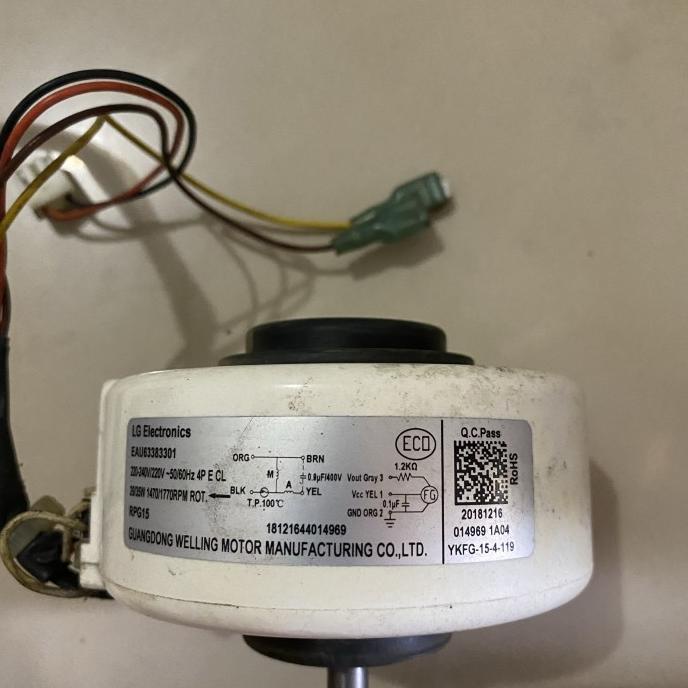 Jual Motor Fan Indor Ac Lg Dual Inverter Original Copotan | Shopee ...