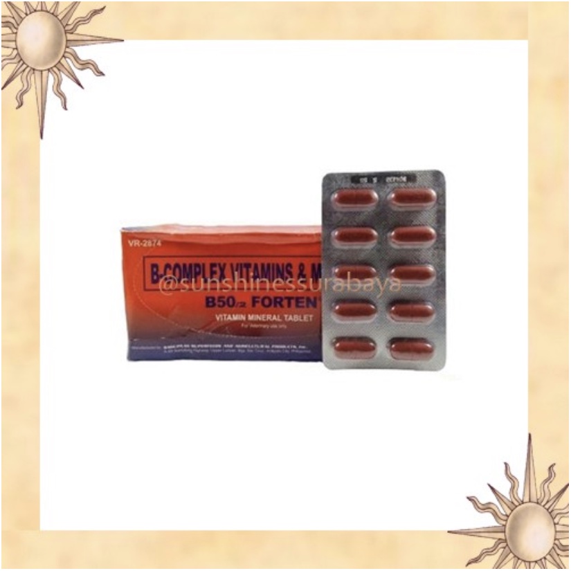 Jual B50 Forten Original vitamin mineral Ayam | Shopee Indonesia