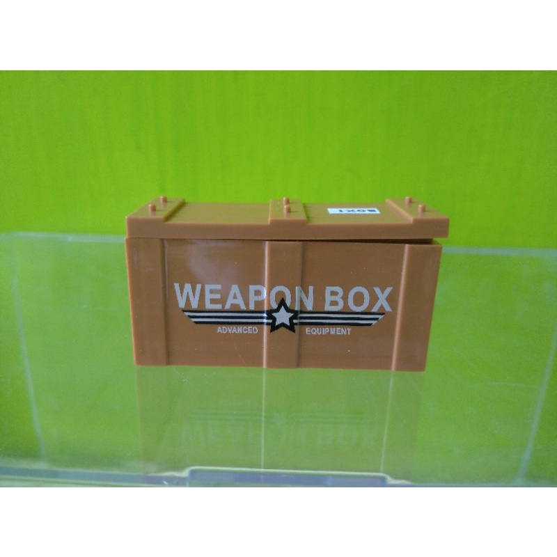 Jual Minifigures world war 2 WW2 minifigure weapon box kotak senjata ...
