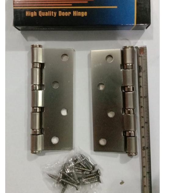 Jual ENGSEL PINTU TEBAL A 4 PUTIH/DOOR HINGES/ENGSEL KUSEN KUNCI PINTU