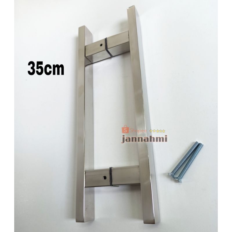 Jual handle pintu stenlis baut tembus 35cm kuat dan kekinian | Shopee ...
