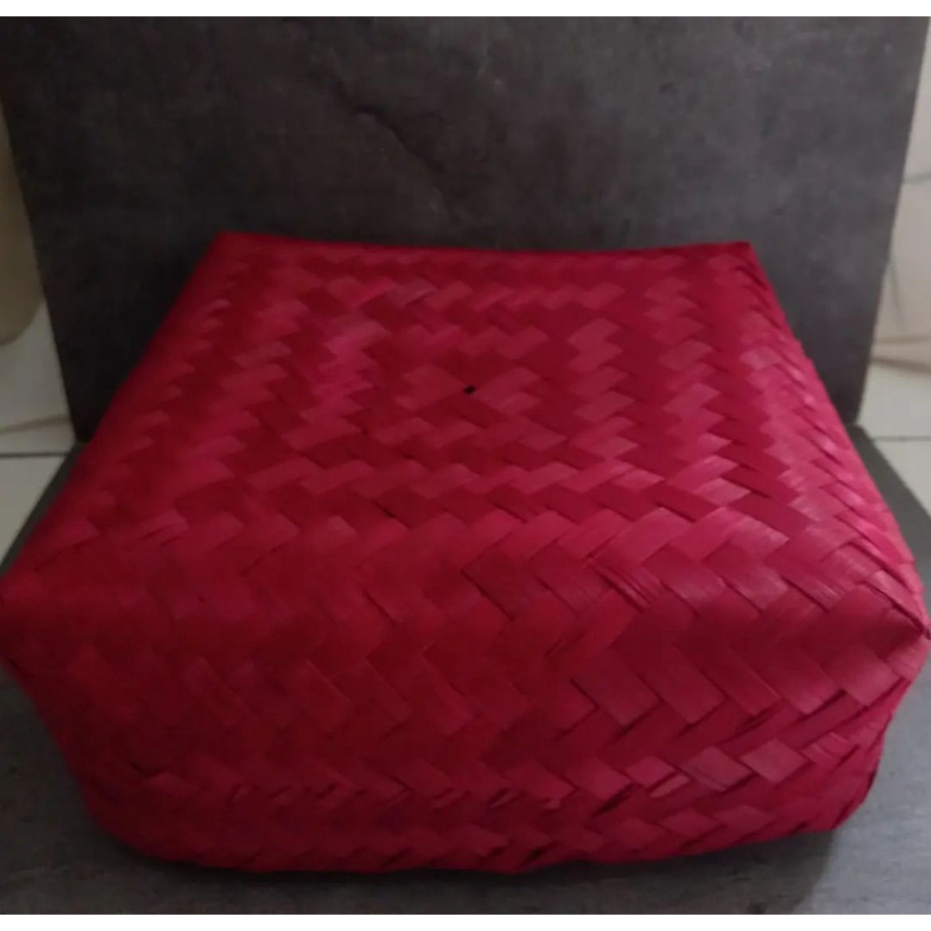 Jual Besek Full Warna 20x20x9/besek warna/packing | Shopee Indonesia
