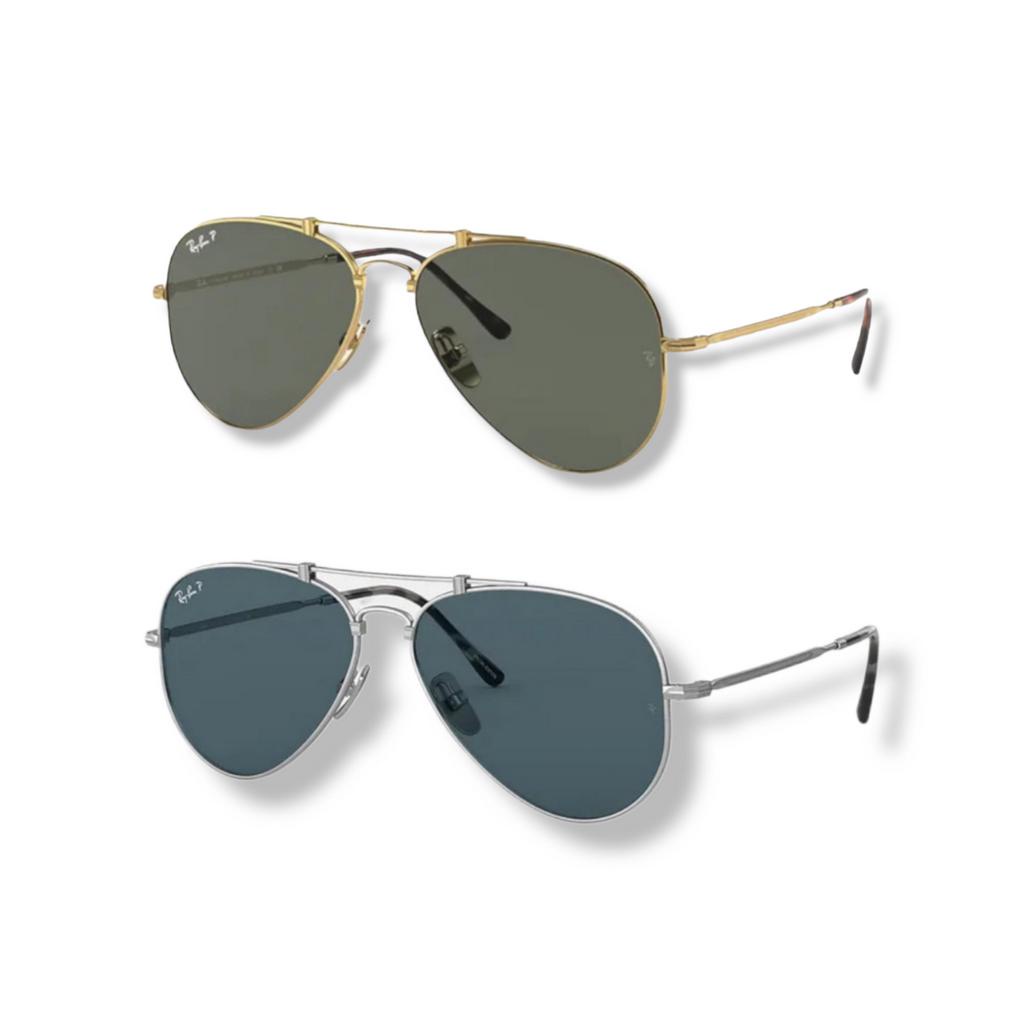 Jual Ray-Ban / Rayban Aviator Titanium Sunglasses | Shopee Indonesia