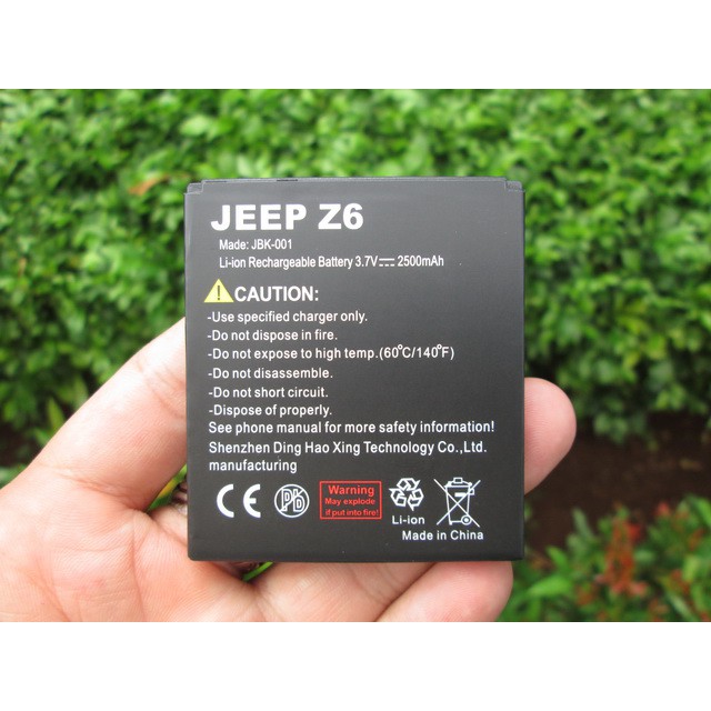 Jual Baterai Hape Outdoor Jeep Z6 Baru Original 2500mAh | Shopee Indonesia