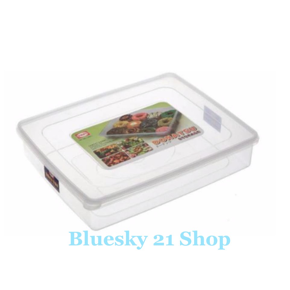 Jual SHINPO TEMPAT DONAT BOX DONAT KOTAK DONAT PLASTIK 6 LITER DONATSU ...