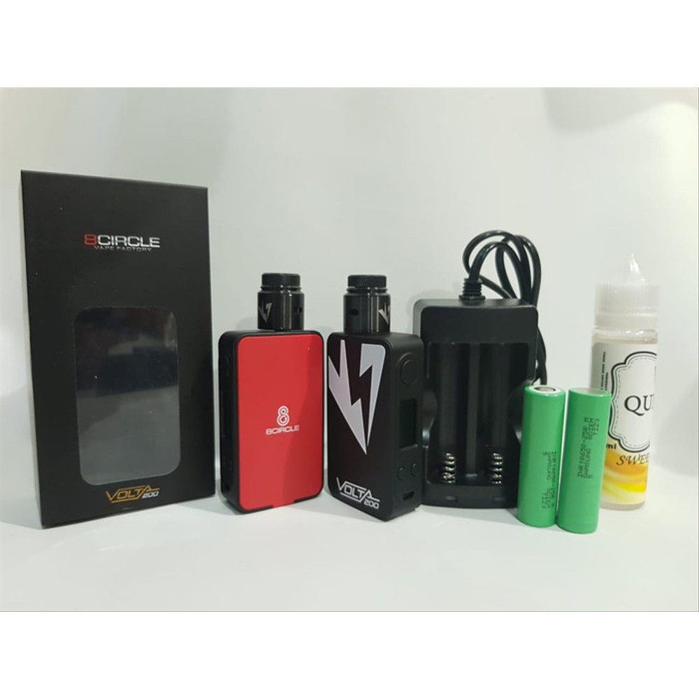 Jual PAKET SIAP NGEBUL MOD THE VOLTA 8CIRCLE 200W KIT RDA SIAP PAKAI VAPE | Shopee Indonesia