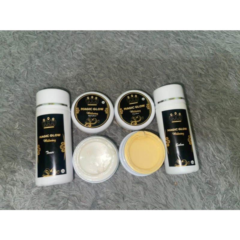 Jual CREAM MAGIC GLOW ORIGINAL AMPUH MENYEMBUHKAN JERAWAT GLOWING ACNE ...