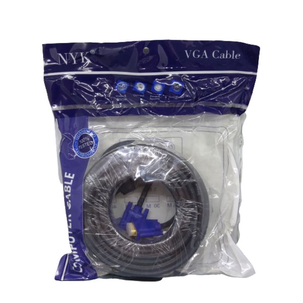 Jual NYK KABEL VGA 15M GOLD PLATE | Shopee Indonesia