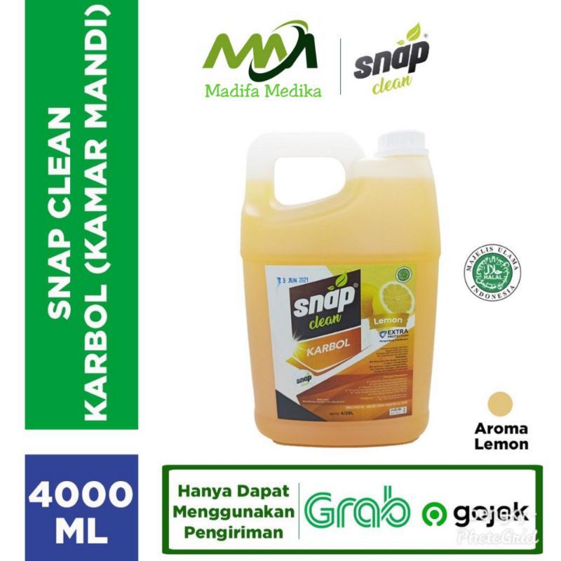 Jual SNAP CLEAN KARBOL SABUN LANTAI KAMAR MANDI | Shopee Indonesia