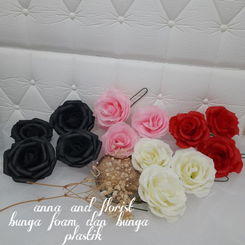 Jual ANNA-BUNGA ARTIFICIAL 9 CM/BUNGA MAWAR ARTIFICIAL | Shopee Indonesia