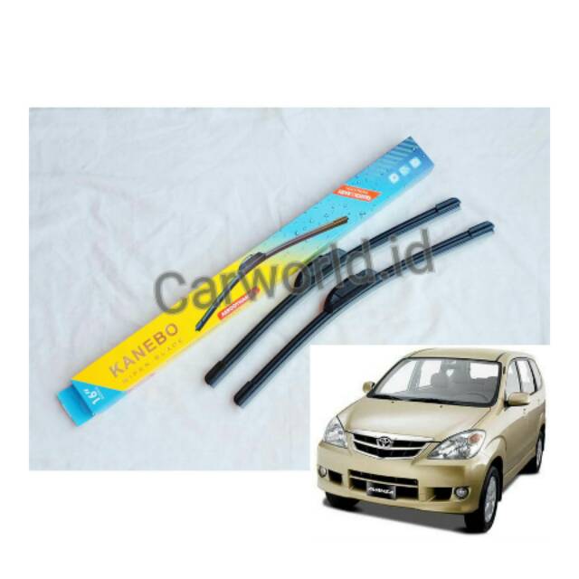 Jual Wiper Avanza Xenia Lama New Vvti Frameless Kanebo 20-16 inch | Shopee Indonesia