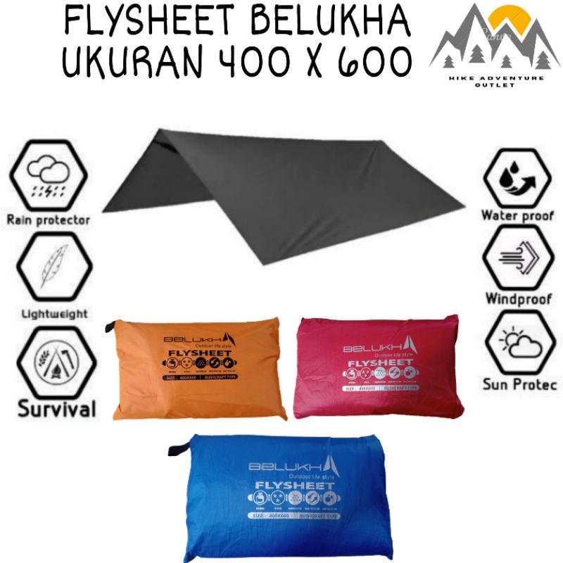Jual Flysheet 4x6 Alas Penutup Tenda Camping Outdoor | Shopee Indonesia