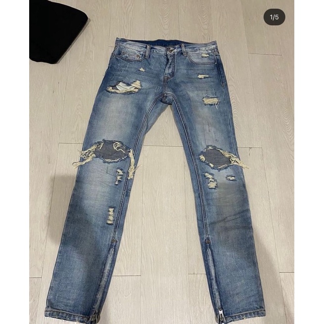 Jual MNML jeans denim brand new with tag 100% authentic | Shopee Indonesia