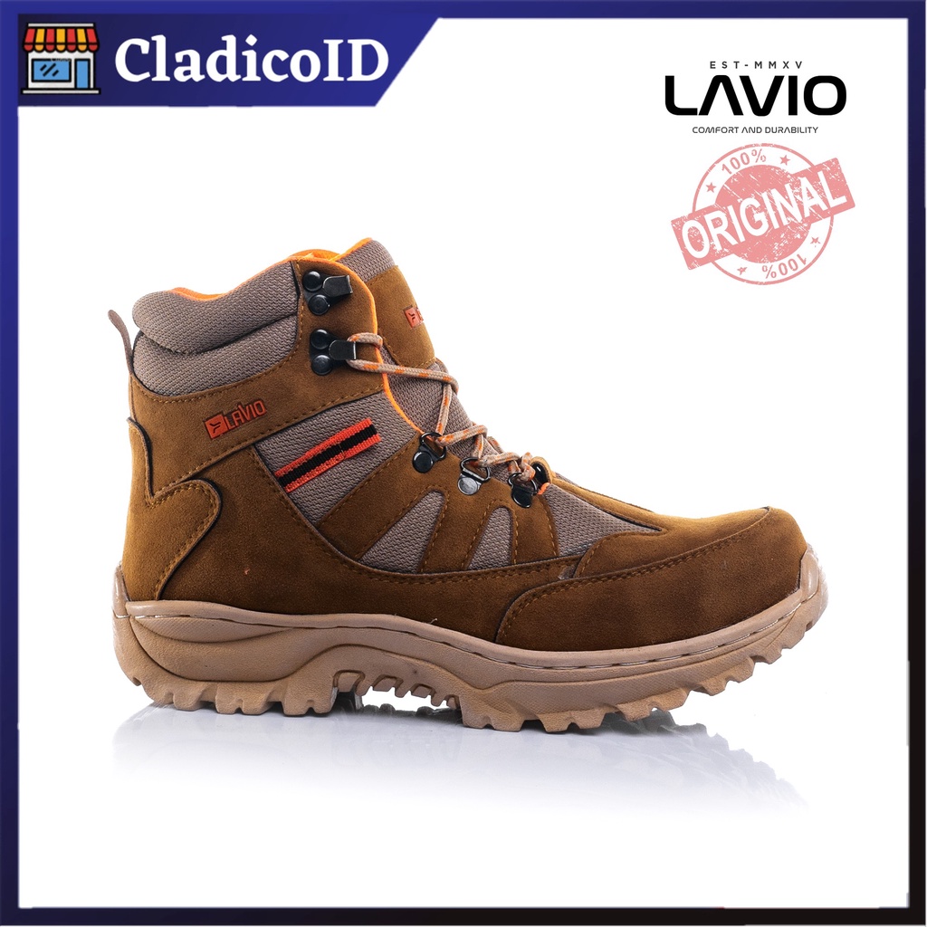 Jual SEPATU LAVIO Geneva Boot Tinggi Ujung Besi Safety Shoes Outdoor ...