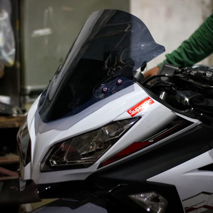 Jual VISOR NINJA 250 FI OLD windshield ninja 250 fi WINGLET KAWASAKI ...