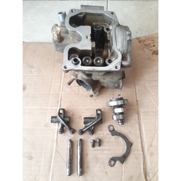 Jual BLOK BLOCK CYLINDER HEAD JUPITER MX 1S7 ( copotan motor ) | Shopee ...