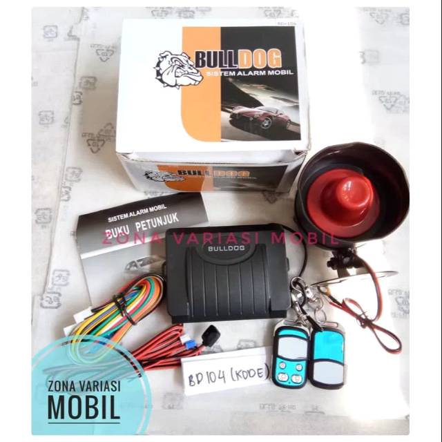 Jual Alarm Mobil Model Remot Sliding / Geser Universal Merk Bulldog ...