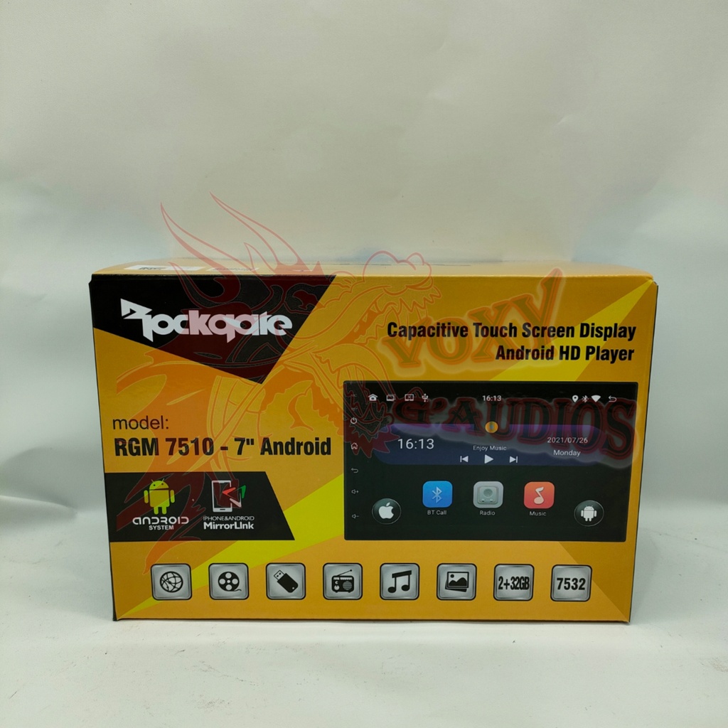 Jual Head Unit Android Rockgate 7 inch 2GB-32GB New Versi | Shopee ...