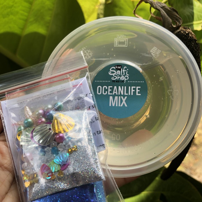 Jual OCEANLIFE MIX 200CC/DIY CLEAR SLIME MIX | Shopee Indonesia