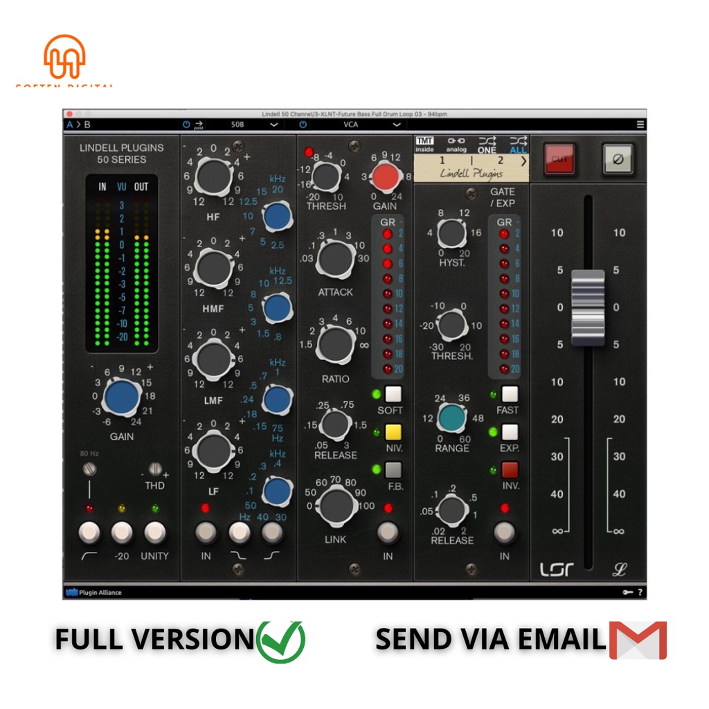 Jual Plugin Alliance Lindell Audio 50 Series v1 VST Plugin classic hand ...