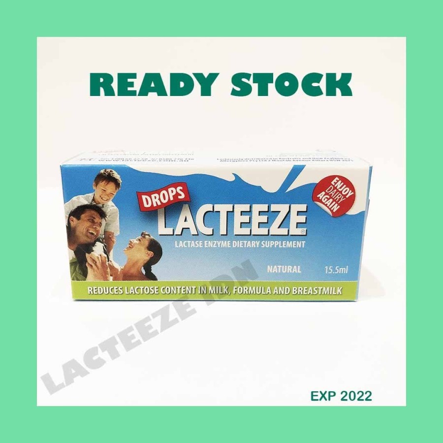 Jual Lactase Enzyme, Drops/Liquid - Enzim Laktase USA lactose free ...