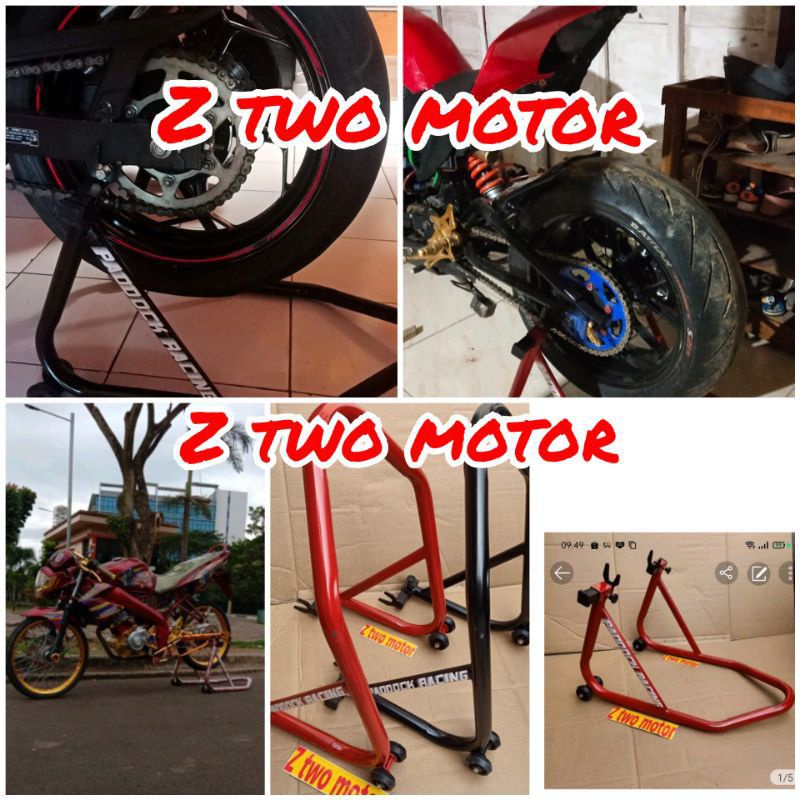 Jual Paddock jalu v ninja 250 fi ninja rr mono er 6 r15 r25 ninja z250 ...