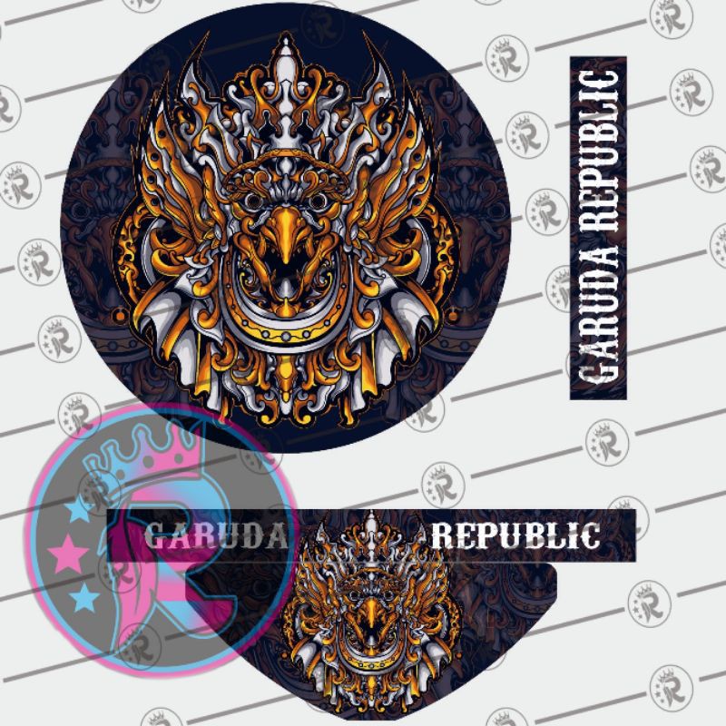 Jual stiker tebok garuda republic | Shopee Indonesia