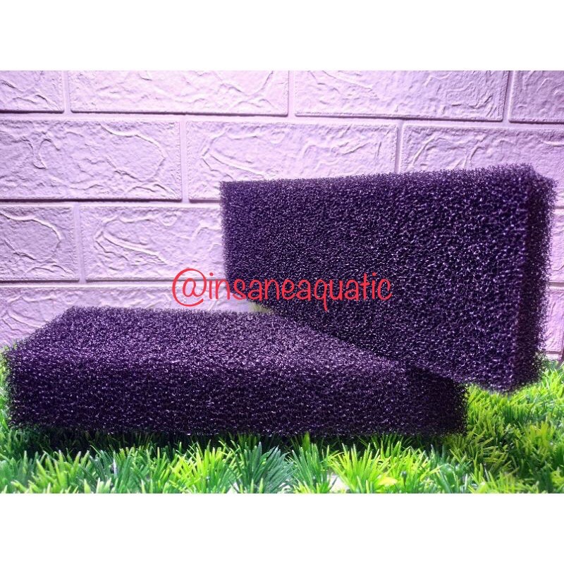 Jual BUSA KAPAS FILTE AQUARIUM BIOFOAM BIOFILL HITAM 50 x 30 x 5 CM ...