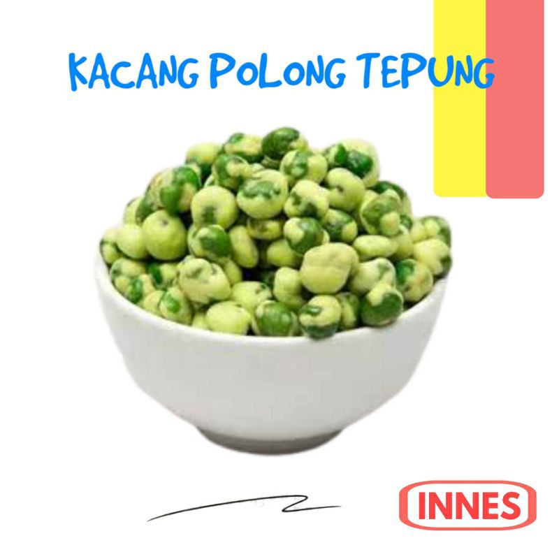 Jual Kacang Polong Tepung 500Gr / Snack Kacang Polong Hijau By Innes ...