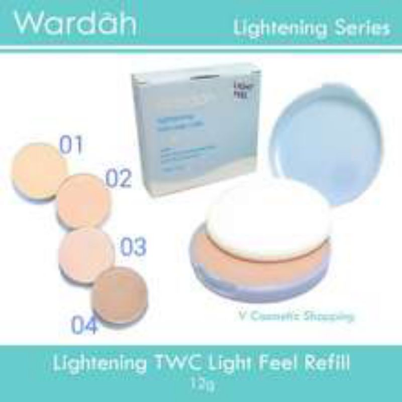 Jual Wardah Lightening Powder Foundation Shade NATURAL (REFILL ...