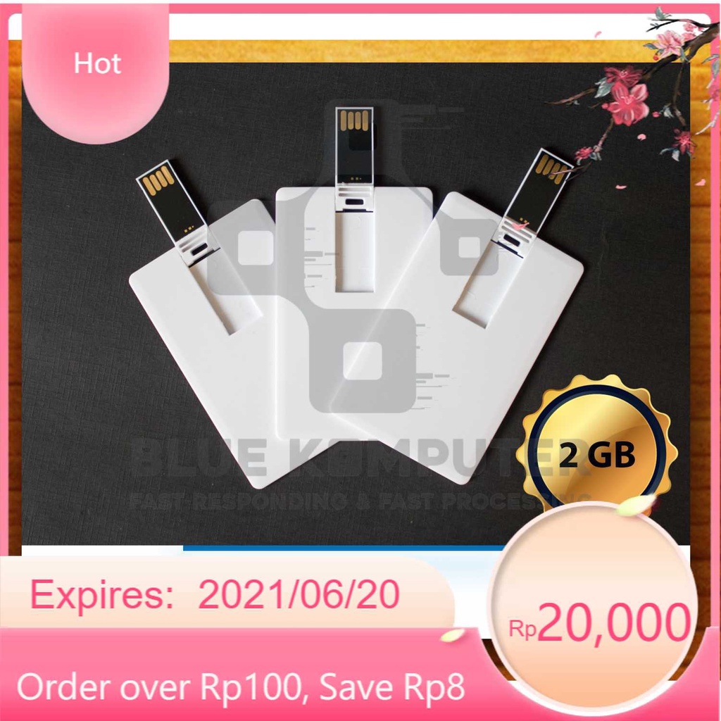 Jual Flashdisk Kartu Polos 2GB - FD KARTU 2 GB - Flashdisk Kartu 2 GB ...