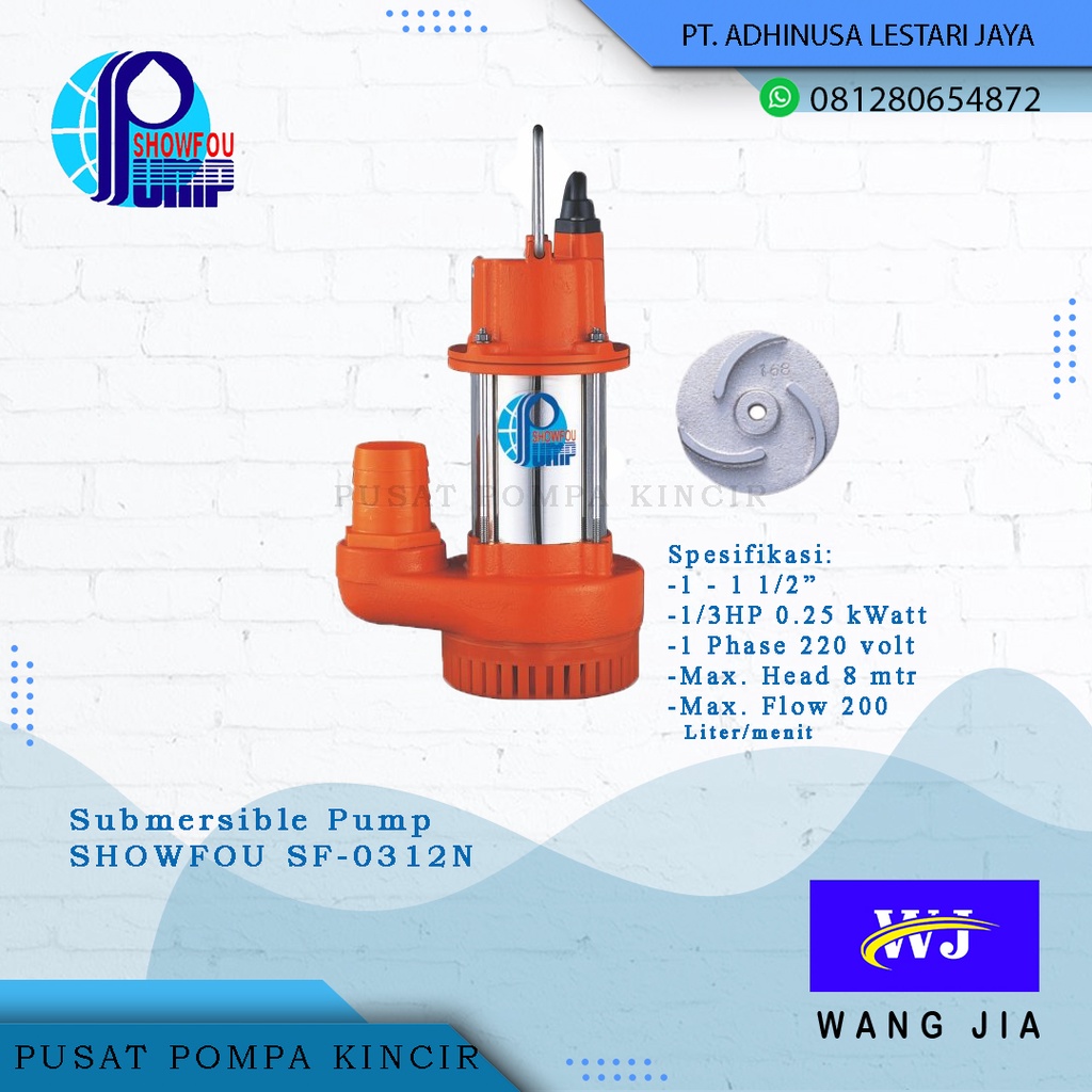 Jual Pompa Submersible Showfou SF-0312 N | Shopee Indonesia