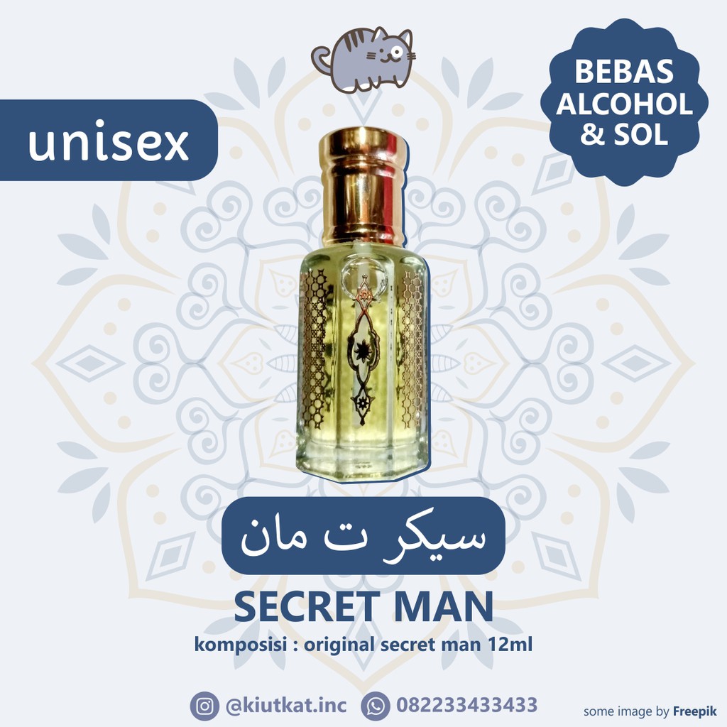 Jual Parfum SECRET MAN Original Isi 12ml | Shopee Indonesia