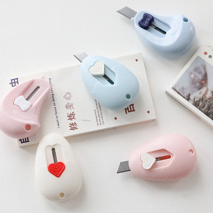 Jual Pisau Cutter Mini Bentuk Egg Love | Shopee Indonesia