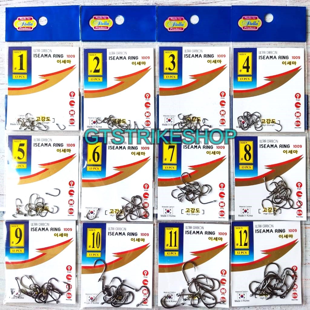 Jual Mata Kail Stella ISEAMA 1009 Ultra Carbon Sachet Murah Bahan Tebal ...